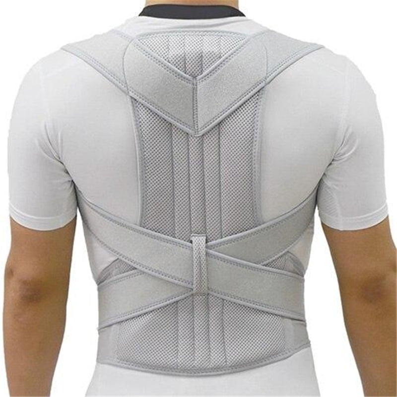 Medical Alloy Bar Posture Corrector Neoprene Back Corset Brace ...