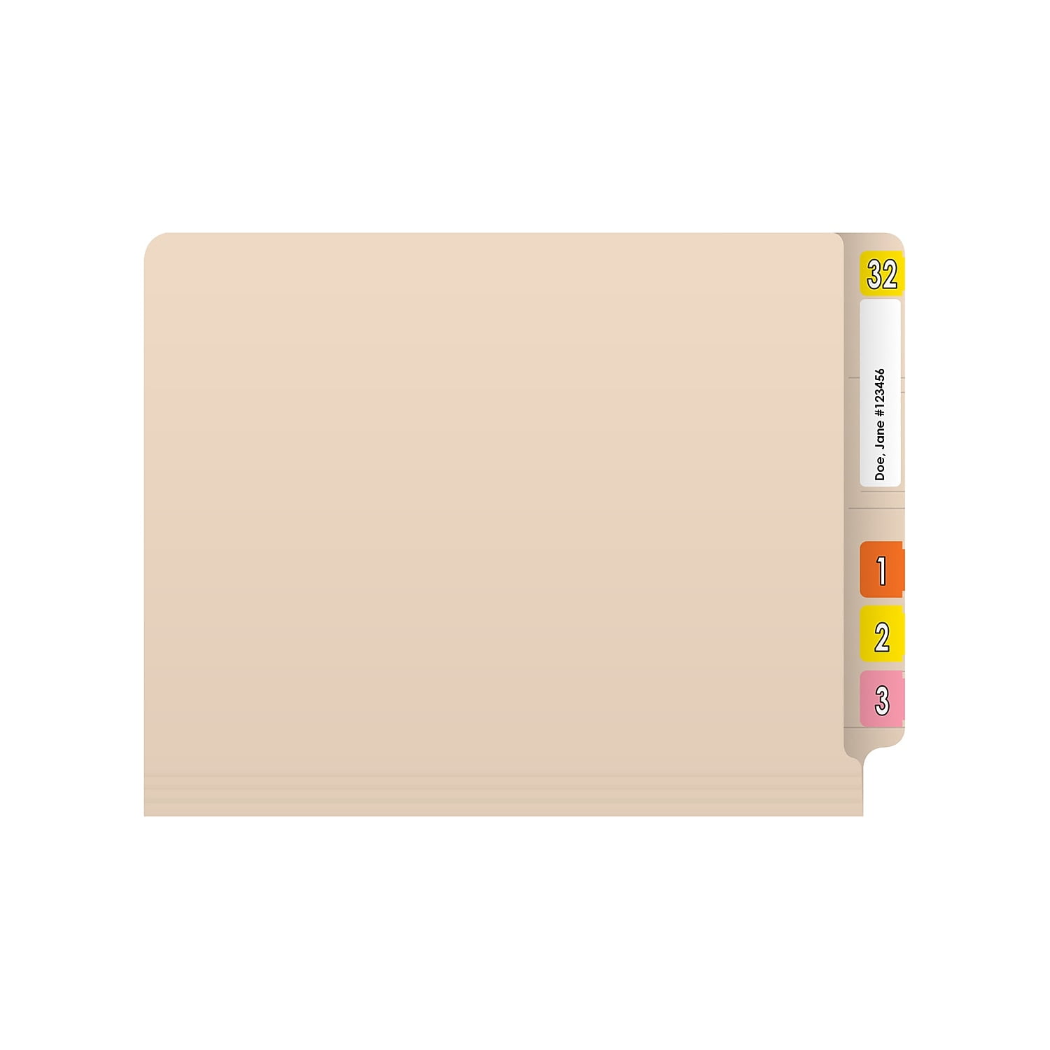 Medical Arts Press End Tab File Folder Straight-Cut Letter Size Manila ...