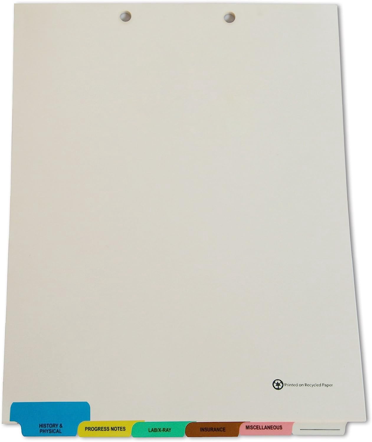 Medical Arts Press Match Medical Chart Index Dividers- 6 Tabs, Letter ...