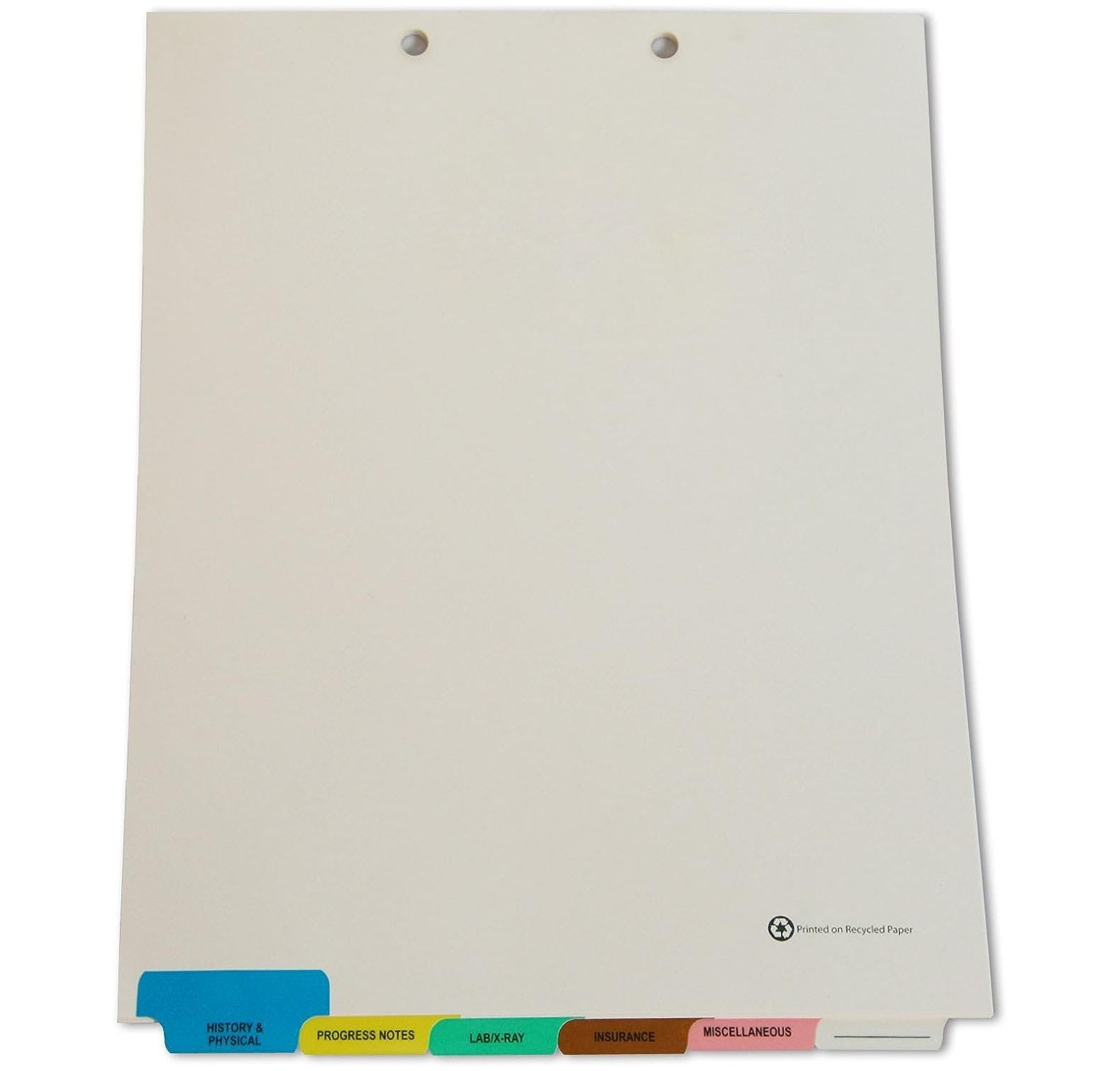 Medical Arts Press Medical Chart Index Dividers- 6 Tabs, Letter Size ...