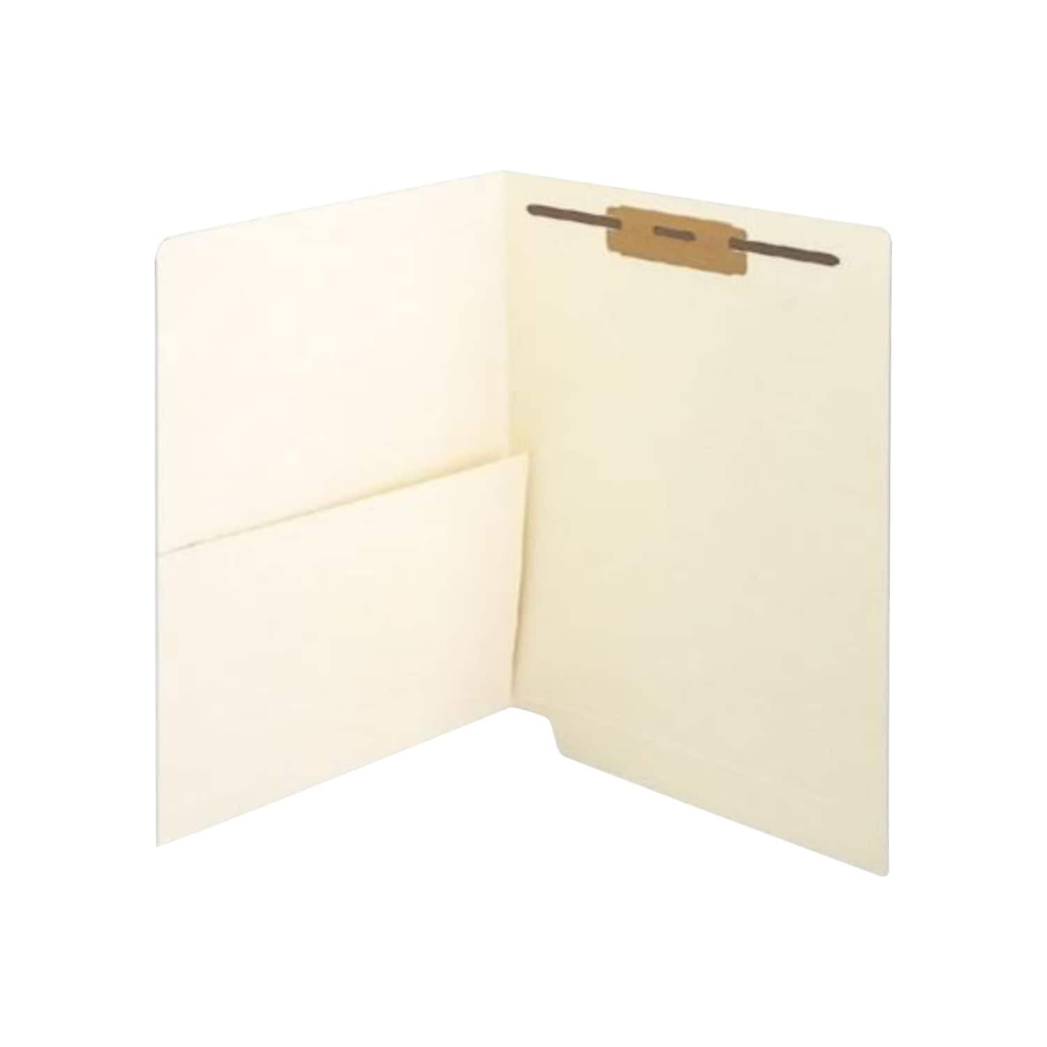 Medical Arts Press Manila Pocket Folders with End Tabs, Letter-Size ...