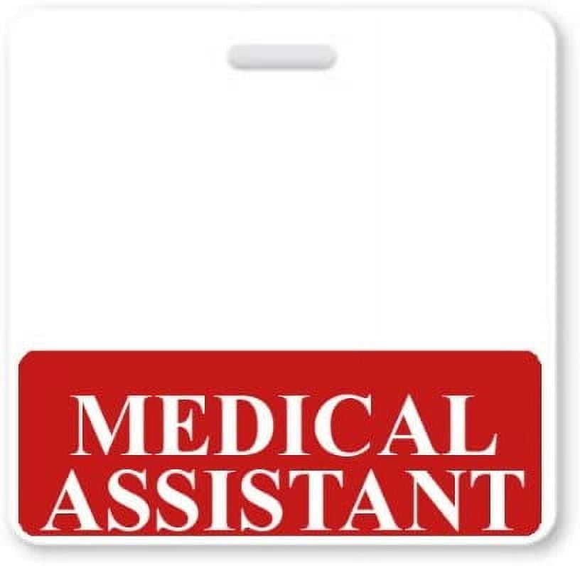 Medical Assistant Badge Buddy - Heavy Duty Horizontal Badge Buddies ...