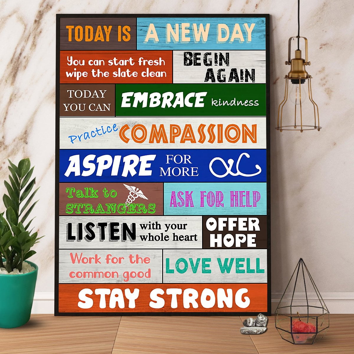 Medical Assistant Today Is A New Day Stay Strong Paper Poster No Frame ...