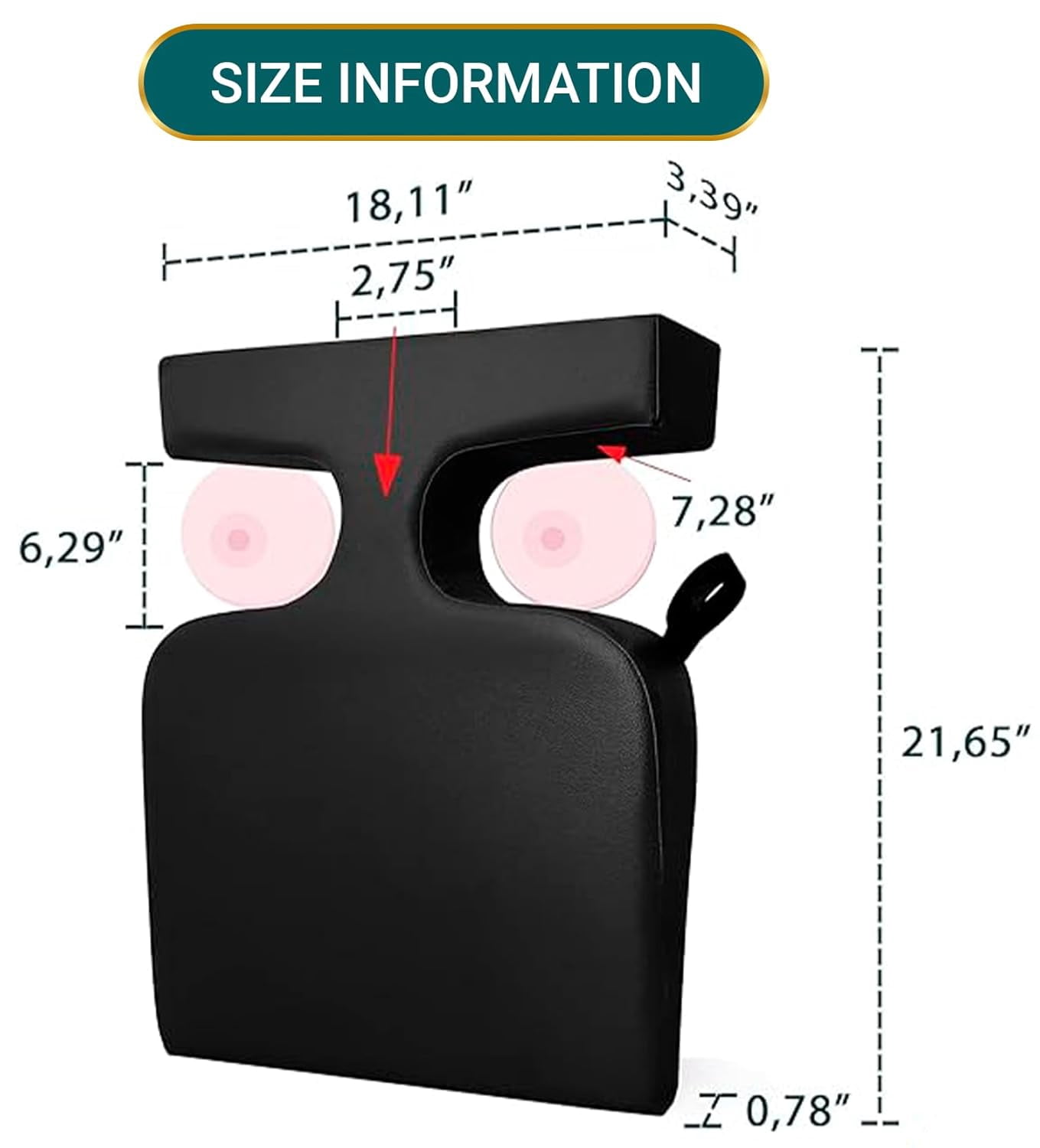 Medical Breast Pillow for Larger Bust Sizes(AA-C+) - Wedge Cushion for ...
