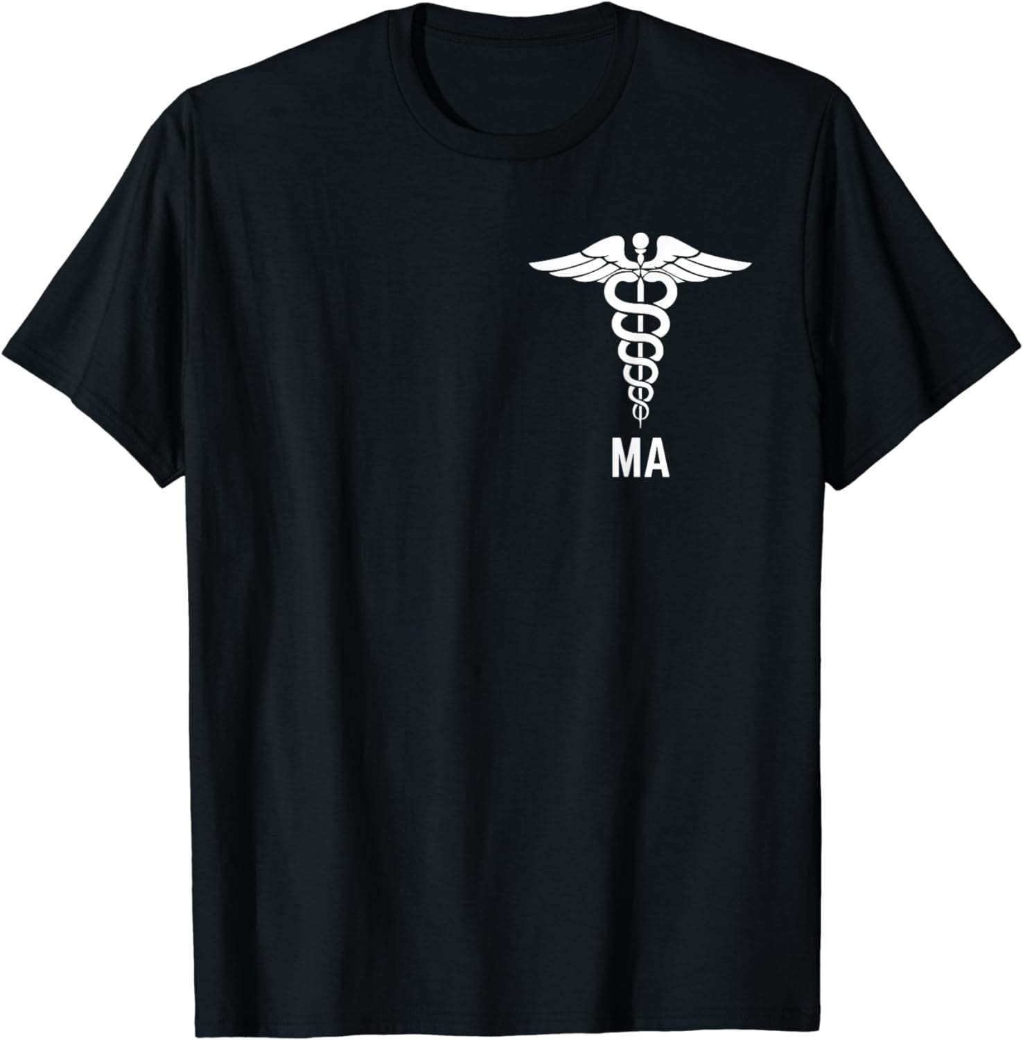 Medical Caduceus Symbol Graphic Medical Assistant T-Shirt - Walmart.com