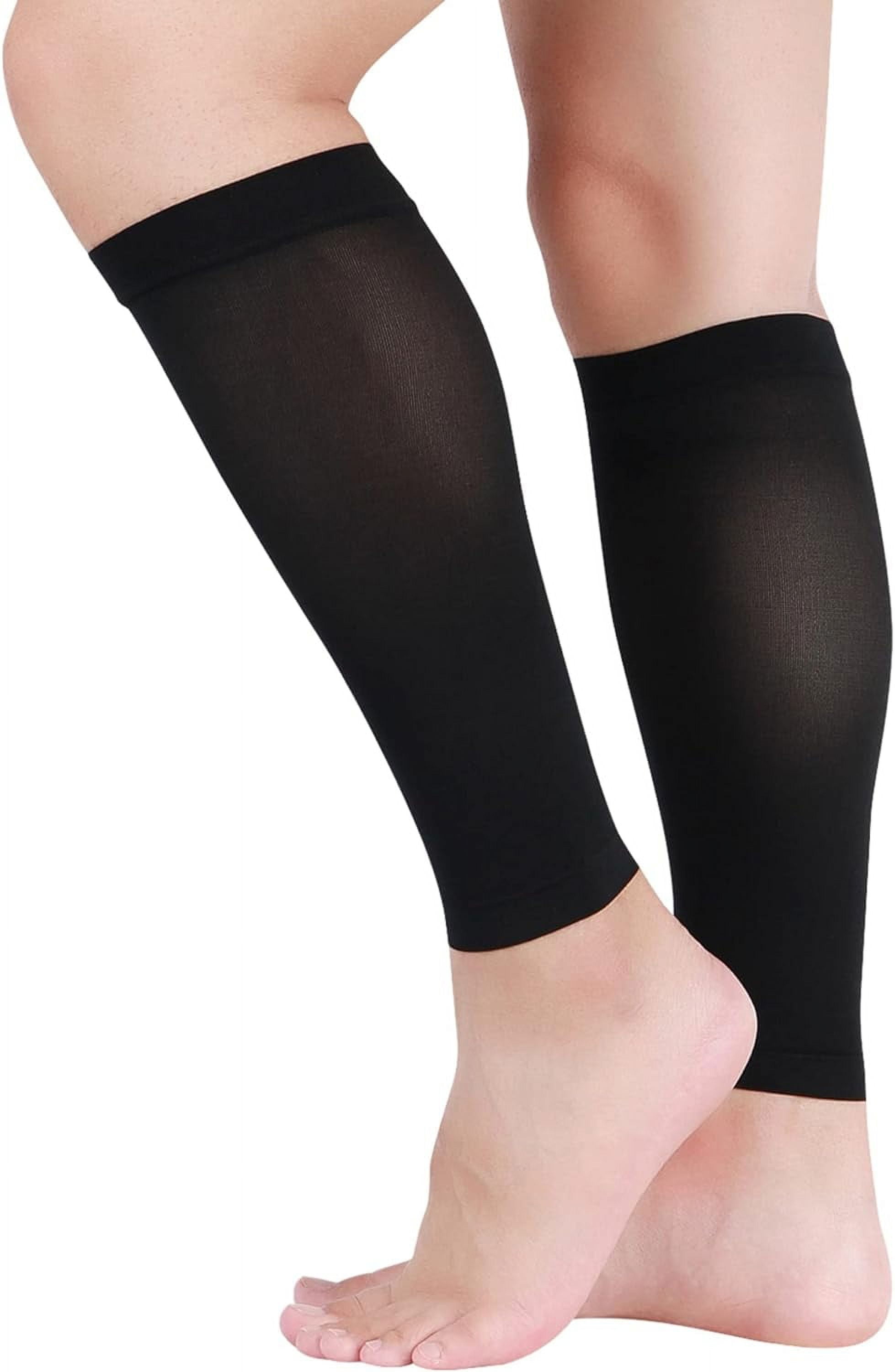 Medical Calf Compression Sleeve for Women and Men, 20-30 mmHg ...
