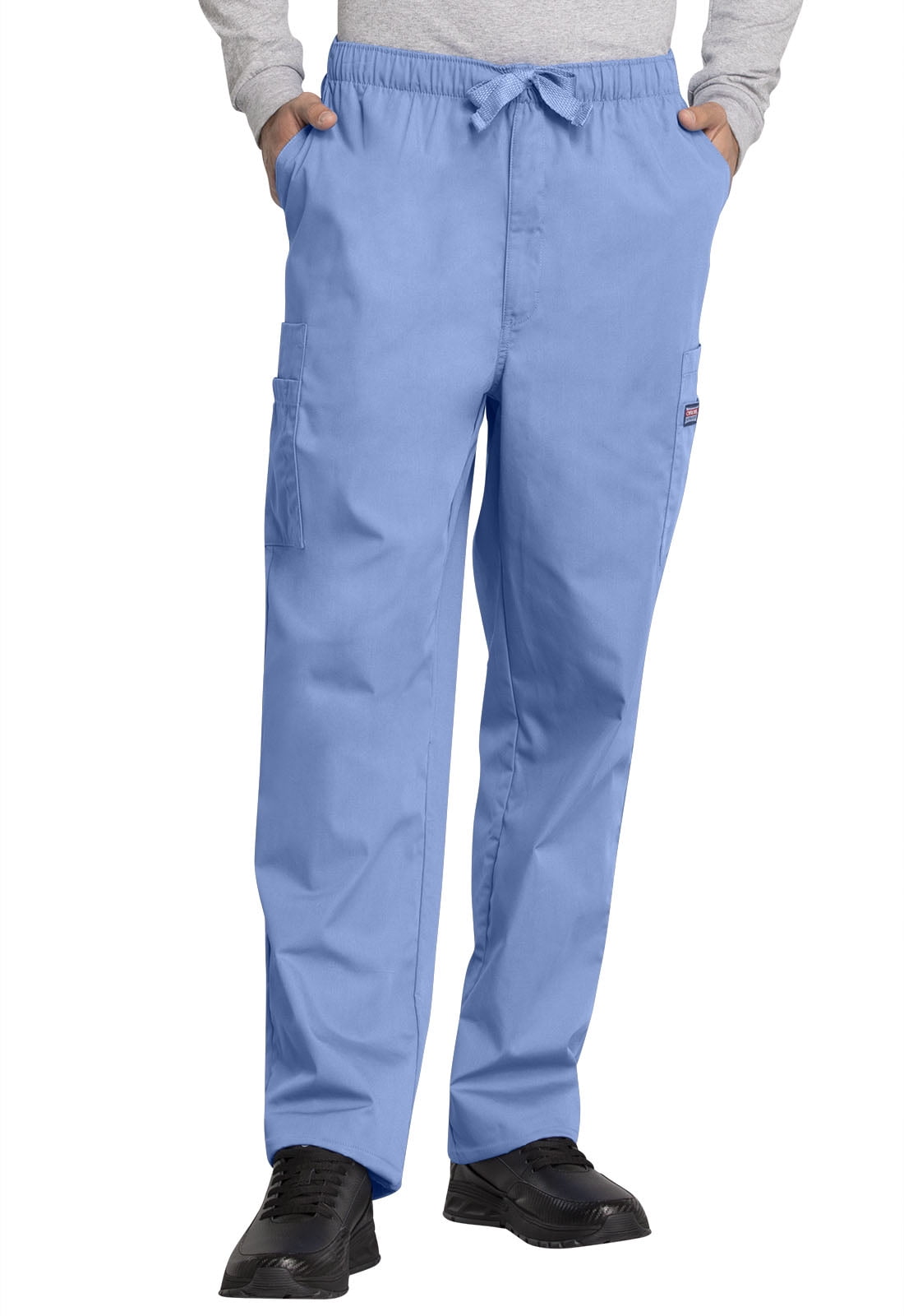 Workwear Originals Men's Tall Elastic Waist Drawstring Uniform Cargo ...