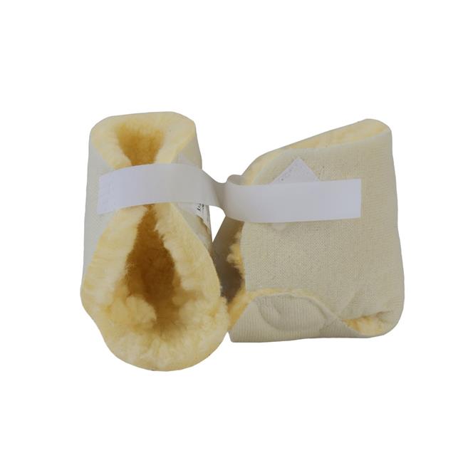 Medical Classic Sheepskin Heel Protectors | 2-Piece | Cornsilk | 11'x10 ...