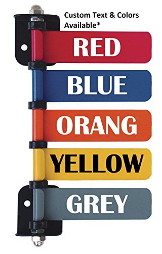 Medical Exam Room Status & Signal Flag, 4" 5 Flag System - Walmart.com