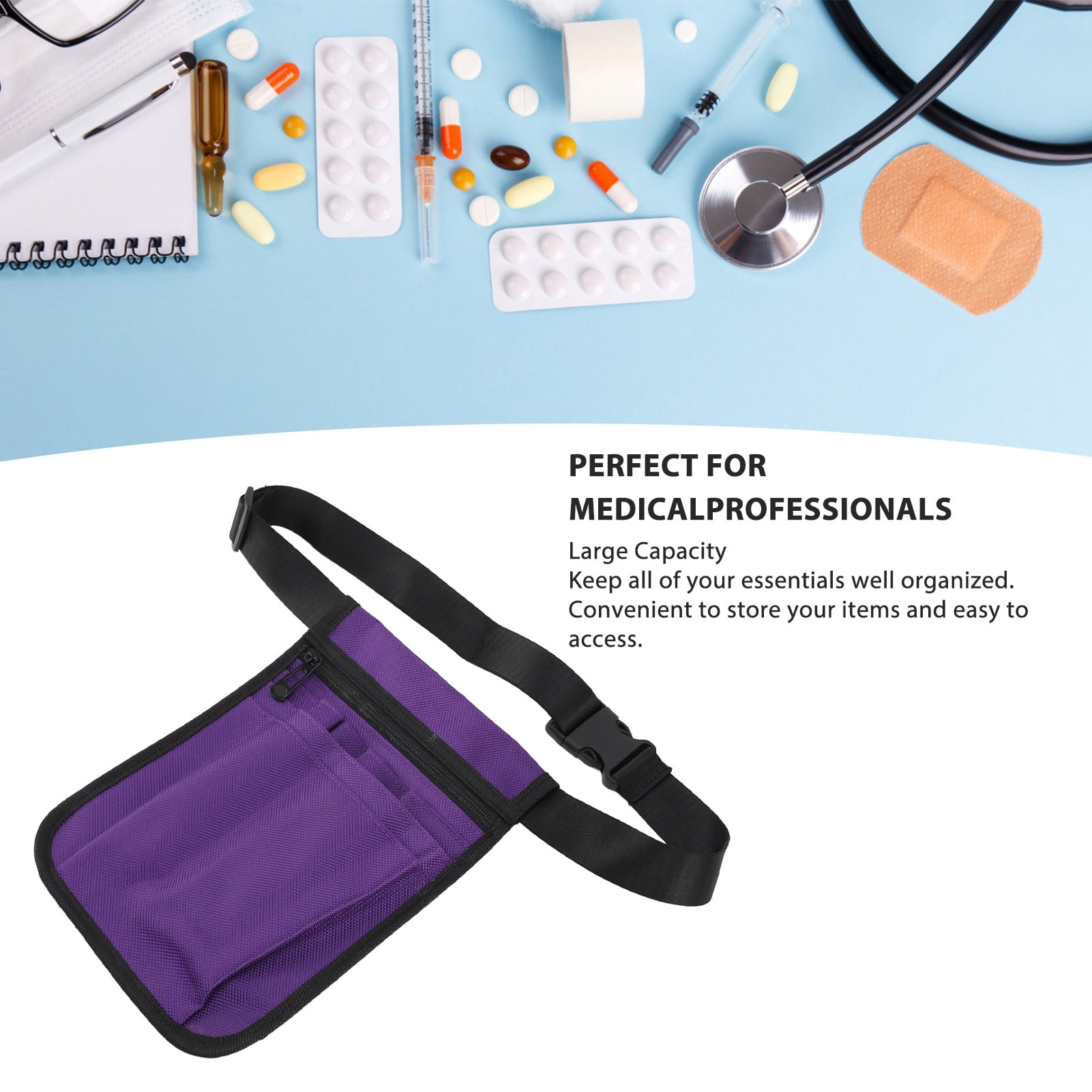 Medical Fanny Pack For Nurses, Stethoscope Tool Storage, Adjustable ...