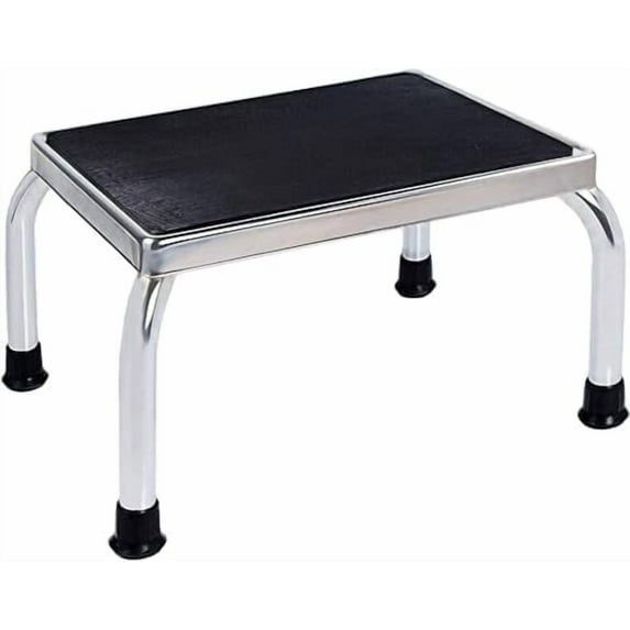 Medical Foot Step Stool 350lbs Heavy-Duty Welded Steel Legs, Fully ...