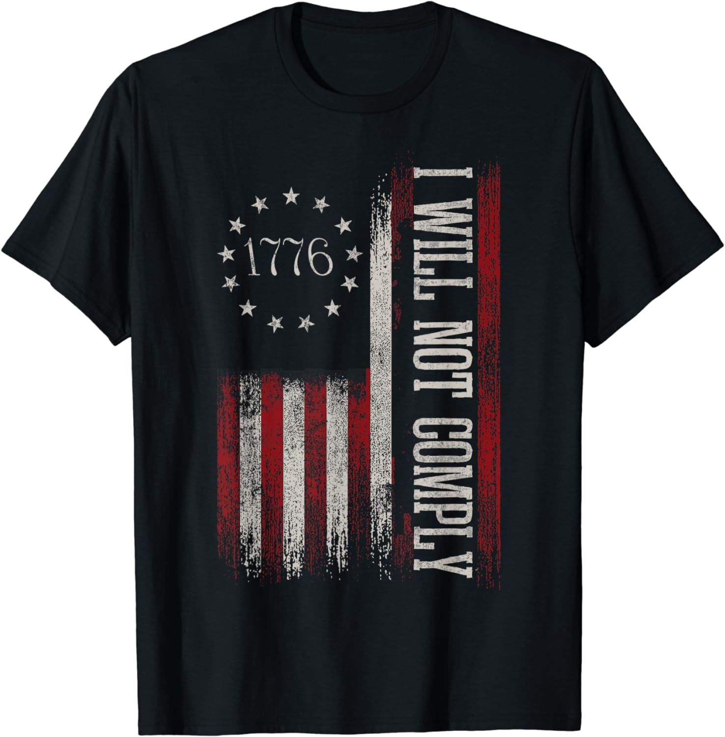 Medical Freedom I Will Not Comply No Mandates T-Shirt - Walmart.com