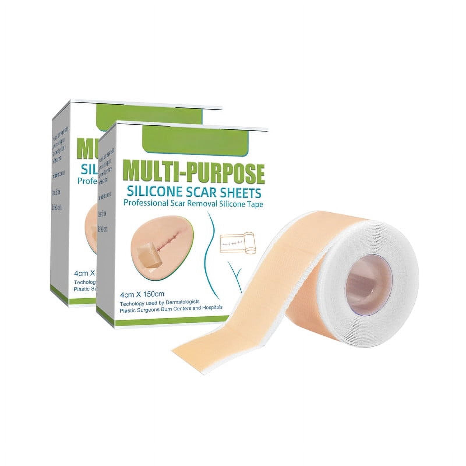 Medical Grade Silicone Scar Sheets, Silicone Scar Tape (1.6”x 60 ...