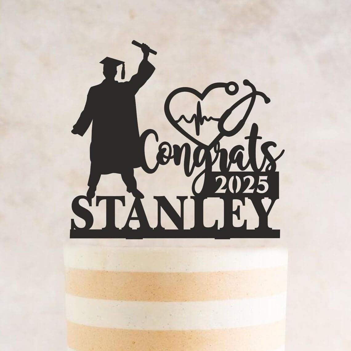 Medical Graduation Cake Topper, Future Doctor Grad Party Decor, Medical ...