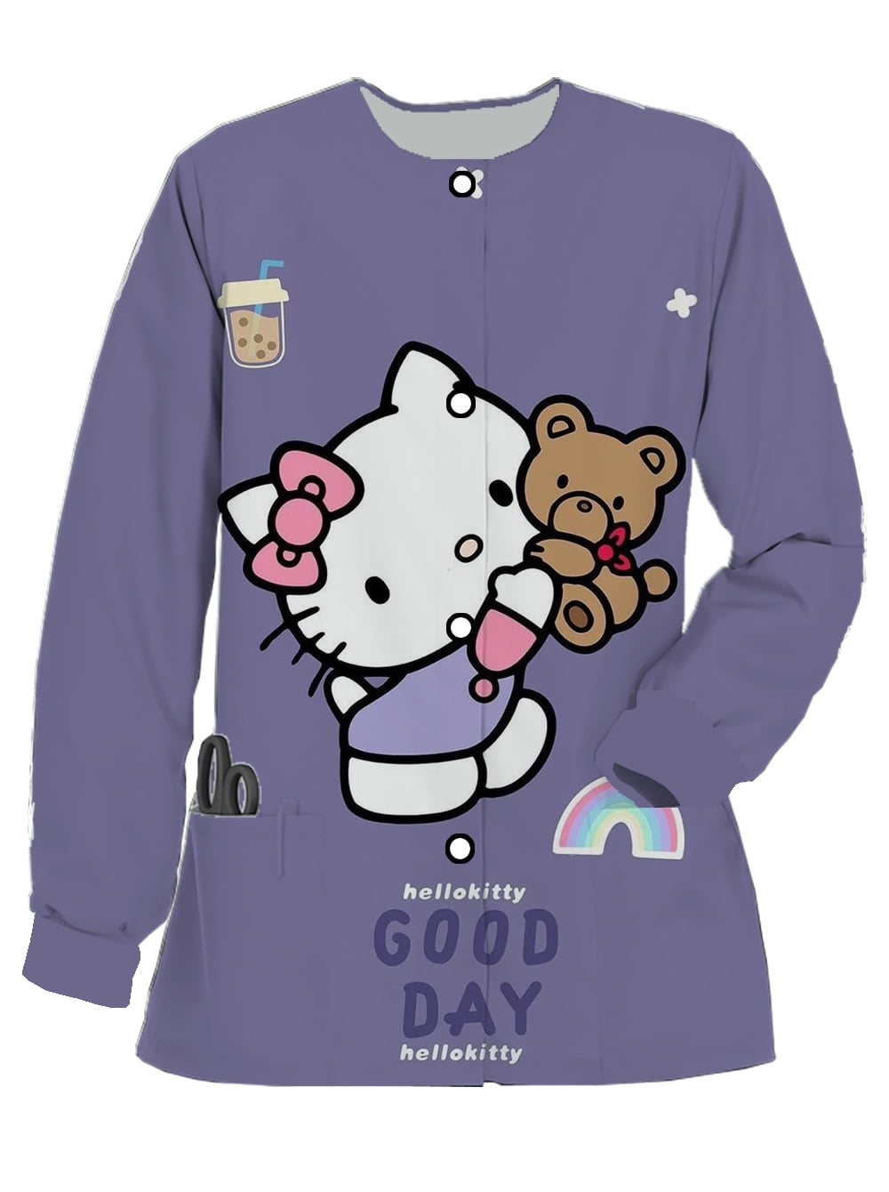 Medical Hello Kitty health care uniform nurse clinic nursing work ...