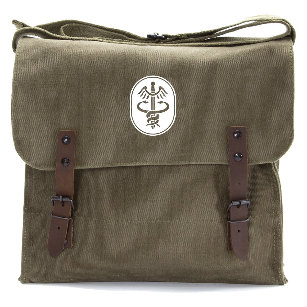 Medical Hippocratic Symbol Army Heavyweight Medic Shoulder Bag in Olive ...
