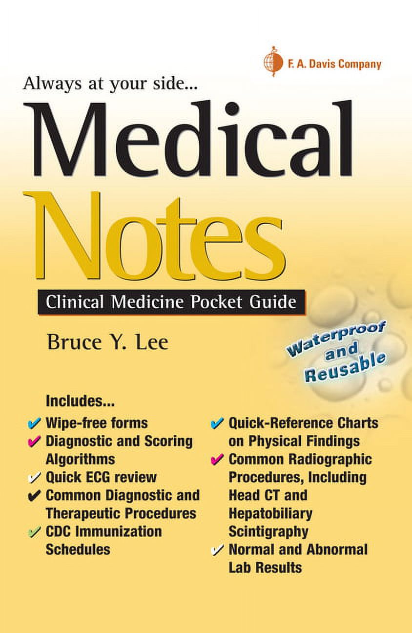 Medical Notes: Clinical Medicine Pocket Guide (Other) - Walmart.com