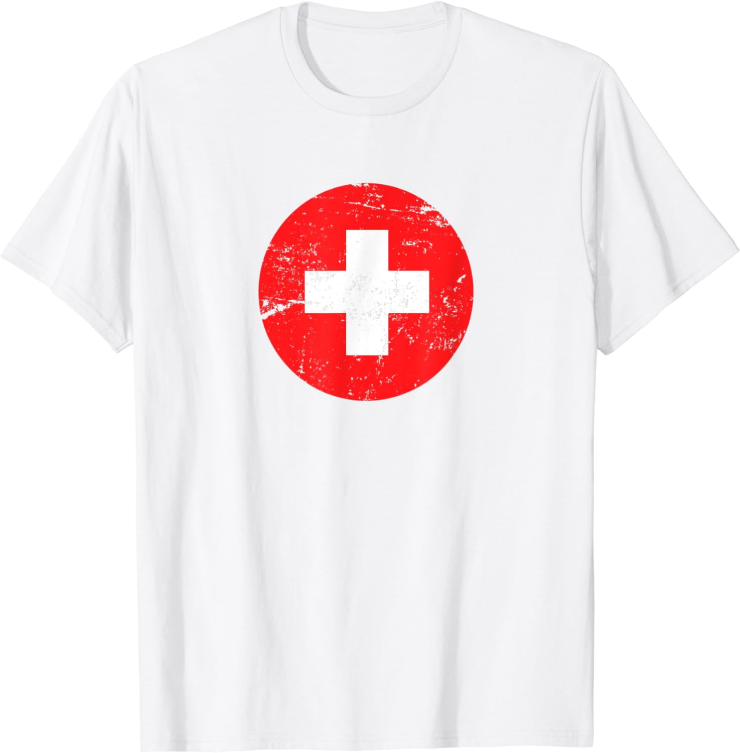 Medical Nurse Doctor Costume Uniform Red Cross Vintage Retro T-Shirt ...