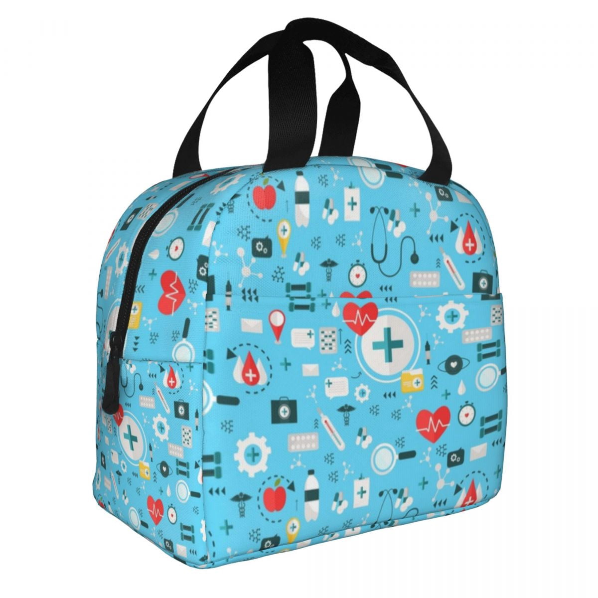 Medical Nurse Lunch Tote Bag Resuable Insulated Cooler Thermal Nursing ...