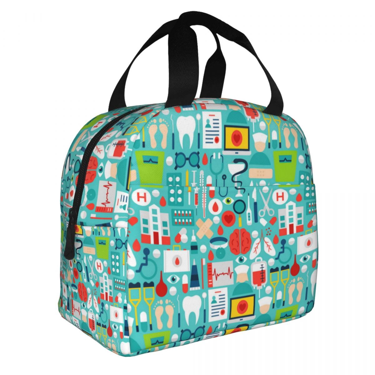 Medical Nurse Lunch Tote Bag Resuable Insulated Cooler Thermal Nursing ...