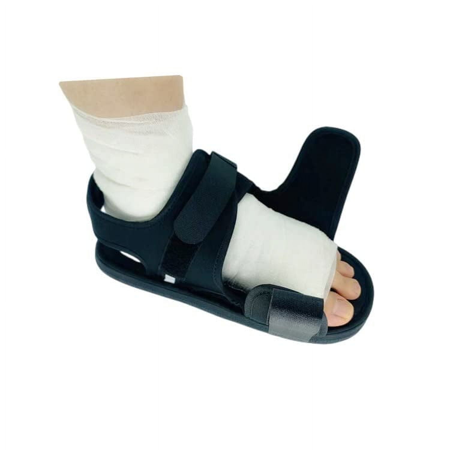 Medical Open Toe Plaster Cast Shoe Post up Recovery Shoe Adjustable ...