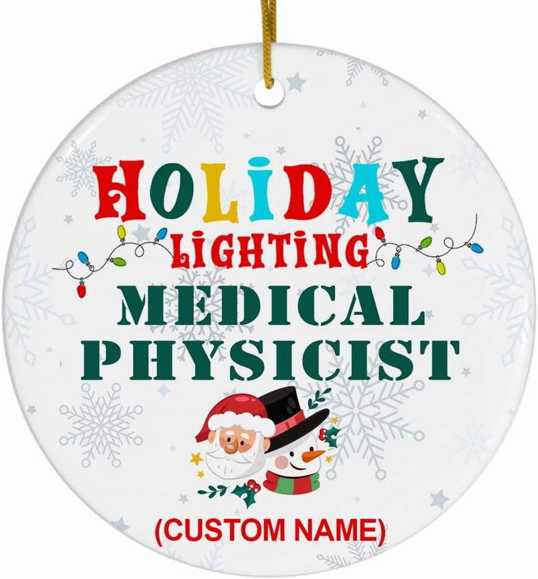 Medical Physicist Christmas Ornaments 2025 for Women Friendship ...
