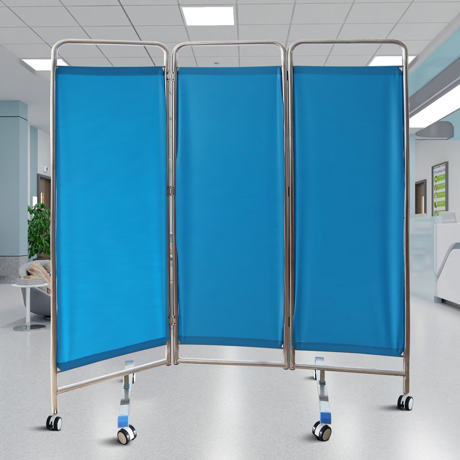 Medical Privacy Screen, Portable PVC Curtain Divider, Thickened ...