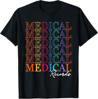 Medical Records Cool Design Appreciation Week Healthcare T-Shirt ...