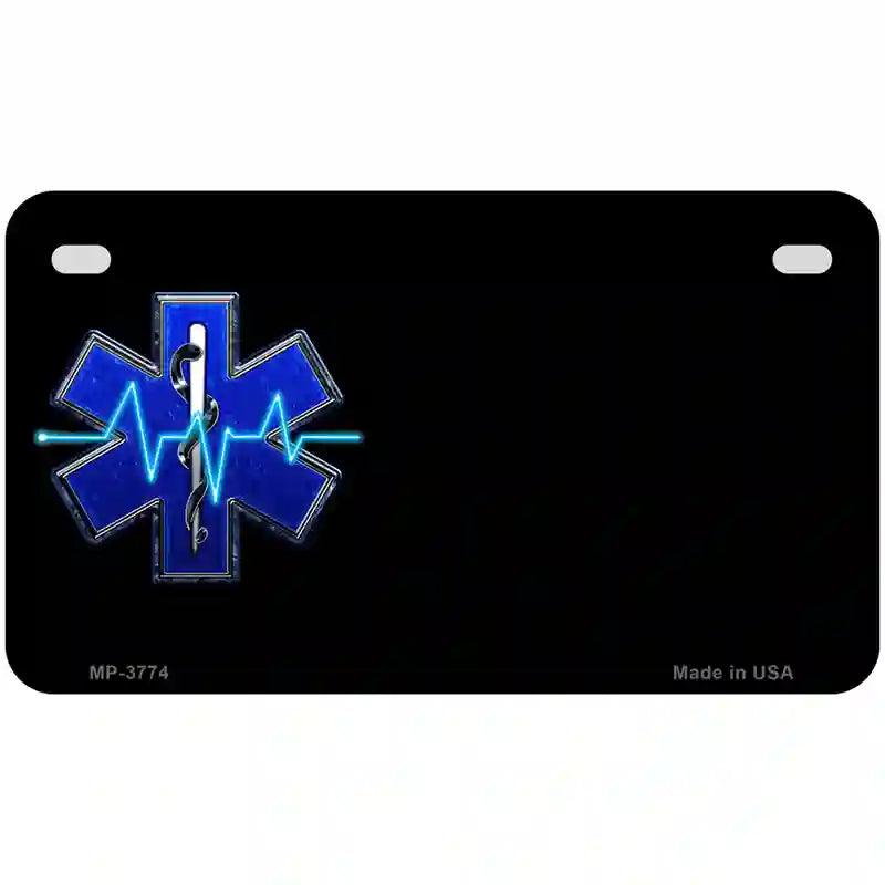 Medical Rescue Logo Offset Metal Novelty License Plate 7" x 4 ...