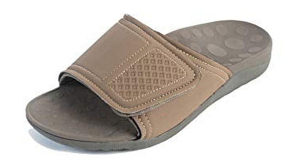 Medical SOLES Rx Slide Sandal, Camel/Kahki,M10/W11 - Walmart.com