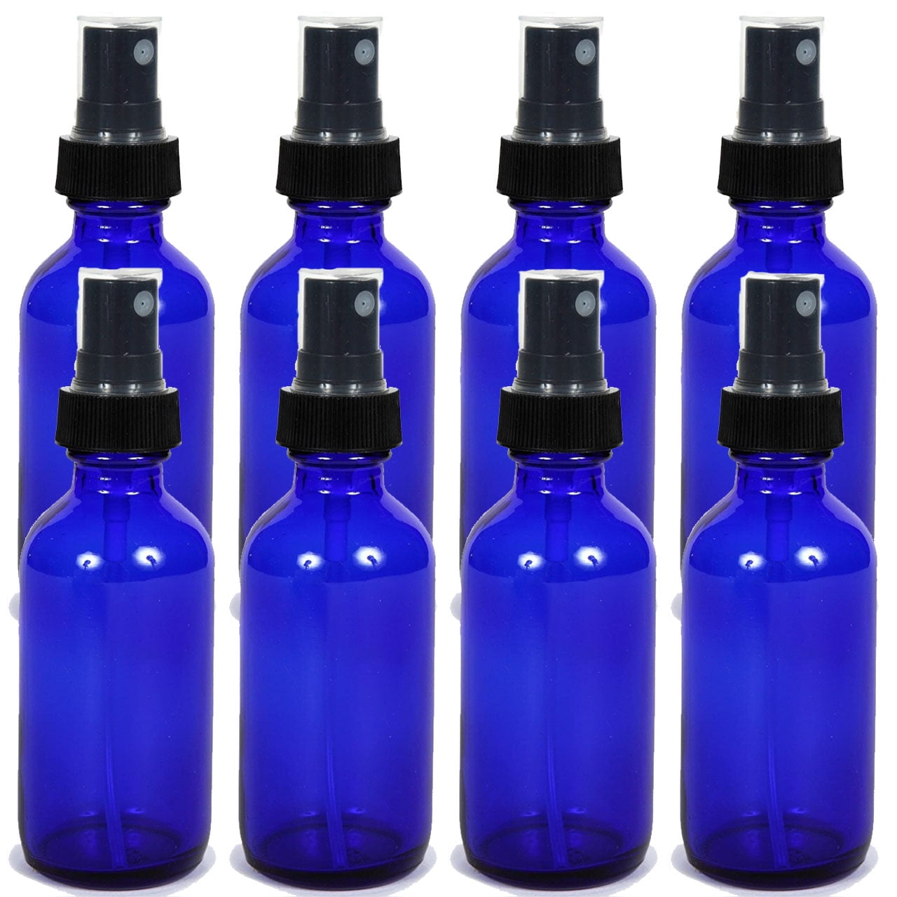 Medical Sales Supply Cobalt Blue 2oz Black Mist Sprayer Bottle (60ml ...