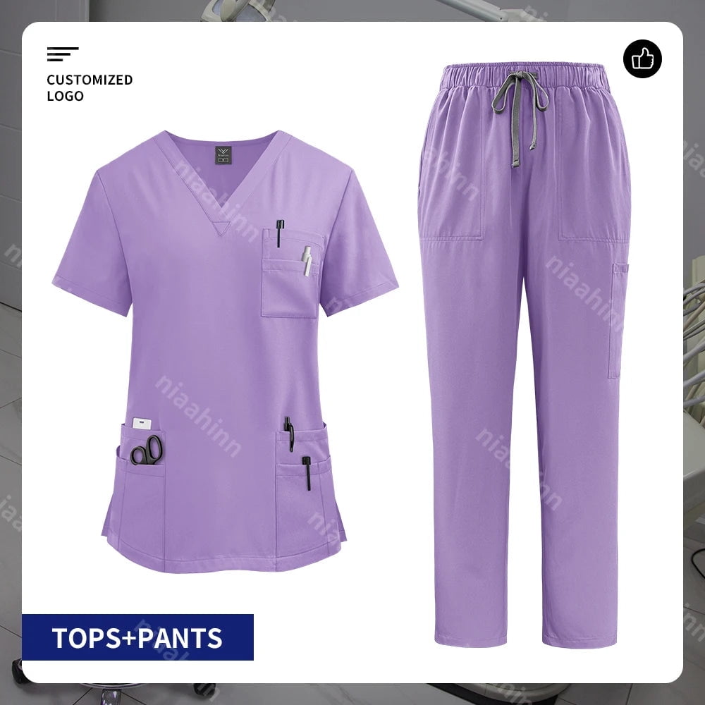 Medical Scrub Sets With Customizable Logo - Walmart.com
