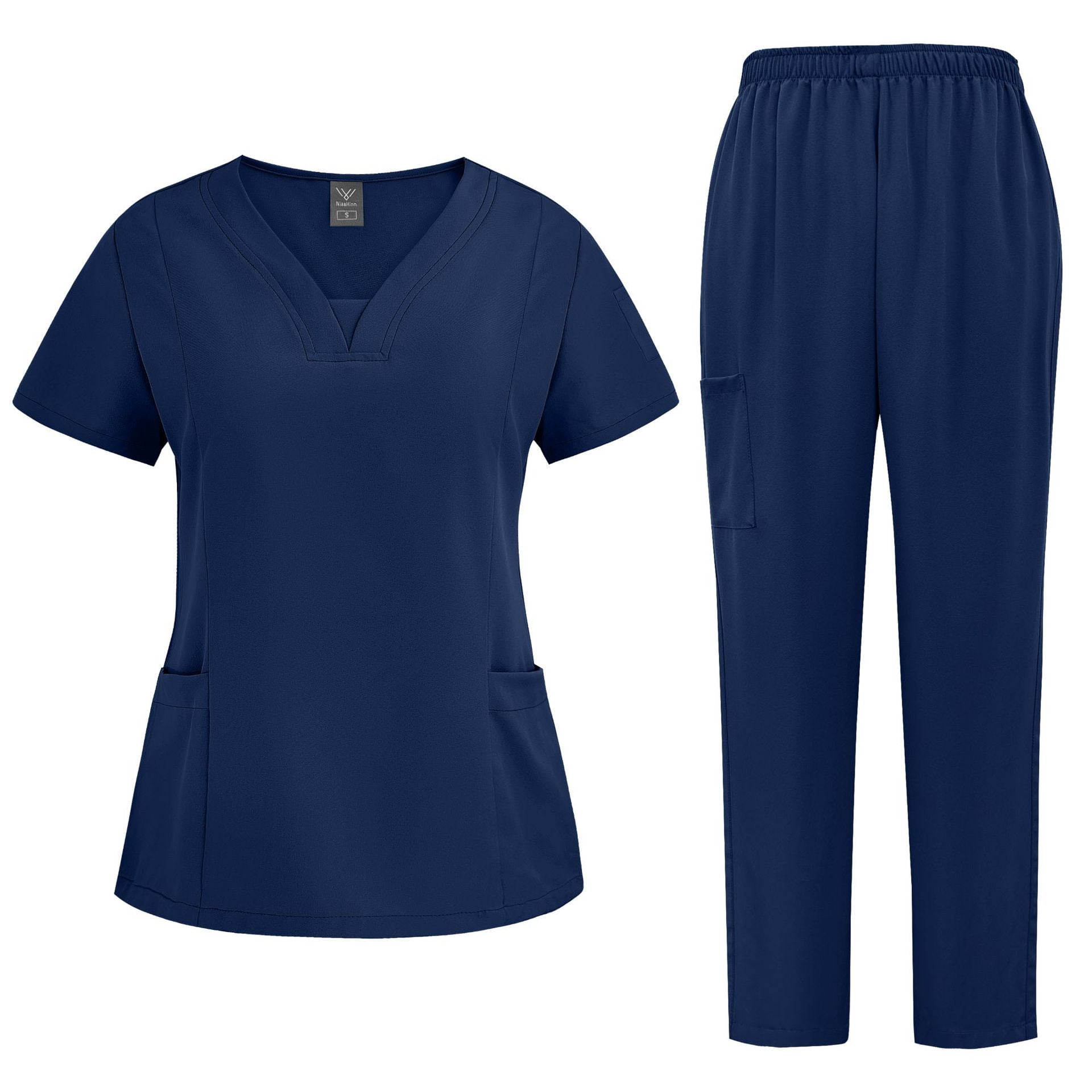 Medical Scrubs Set Short Sleeve Doctor Surgical Uniforms - Walmart.com