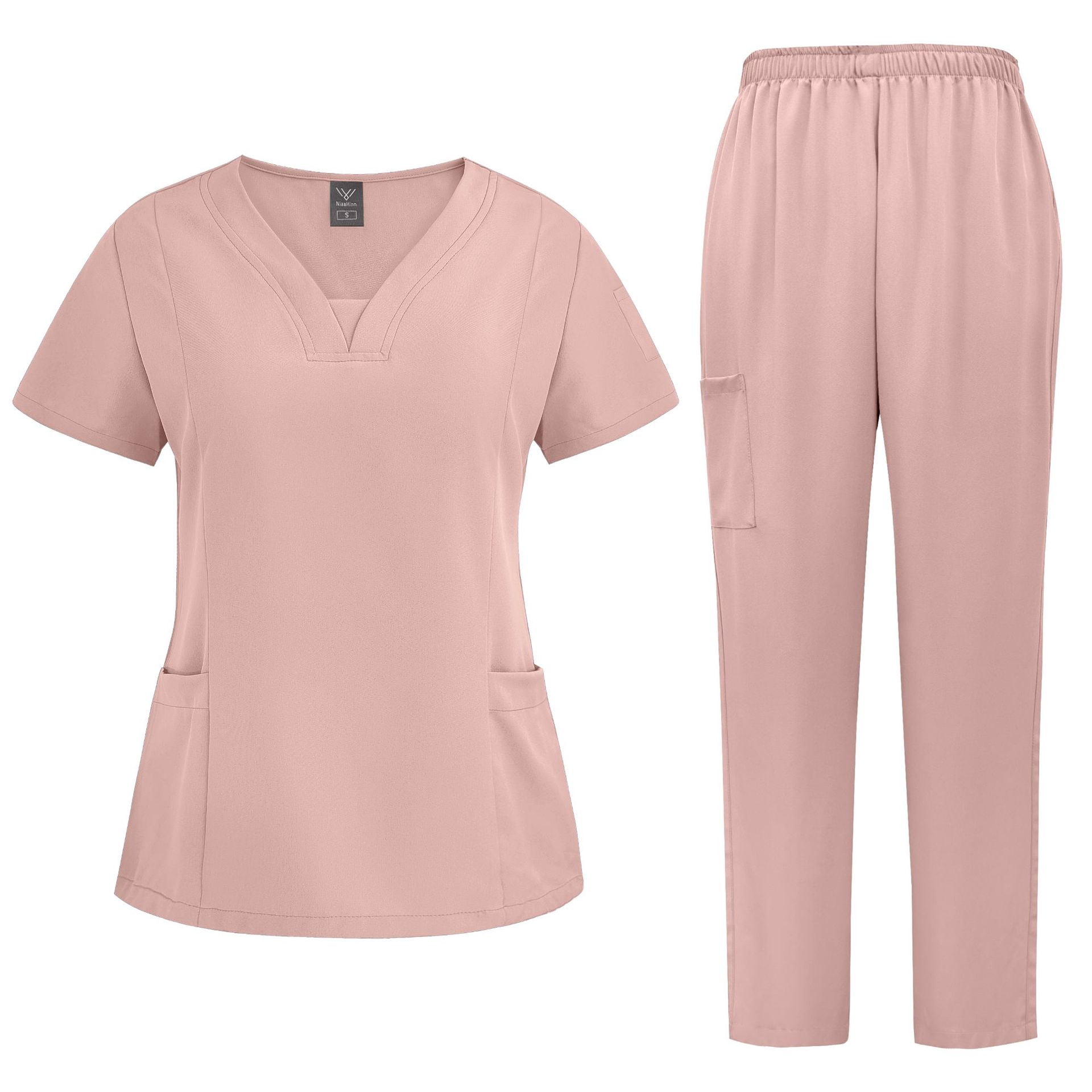Medical Scrubs Set Short Sleeve Doctor Surgical Uniforms - Walmart.com