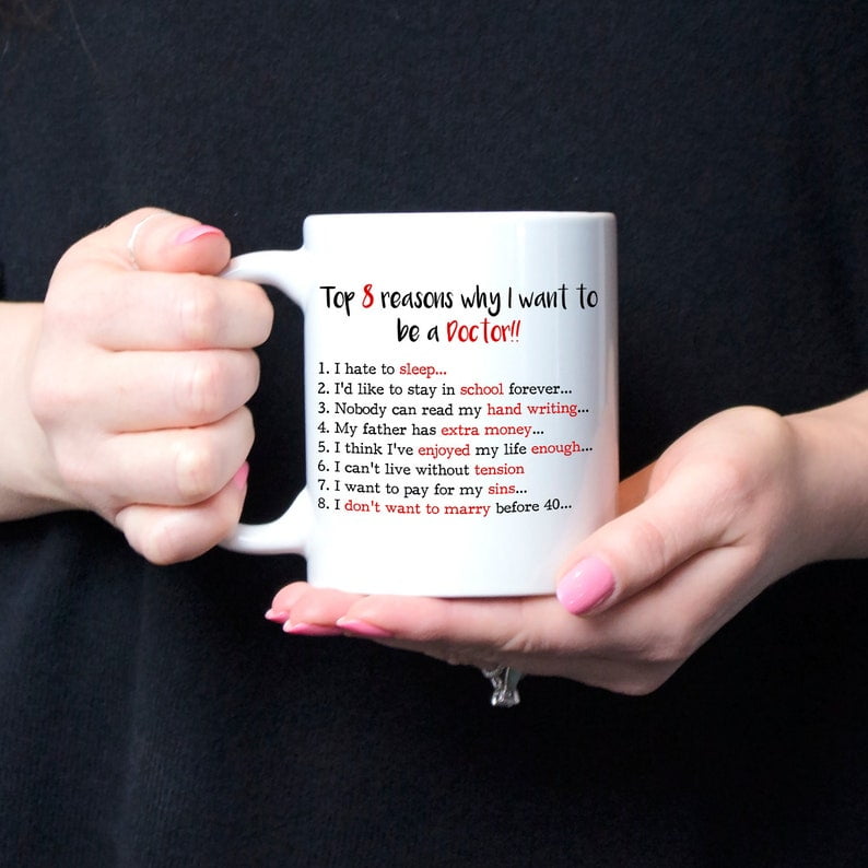 Medical Student Mug, Gift for Med School Student, Doctor Graduation ...