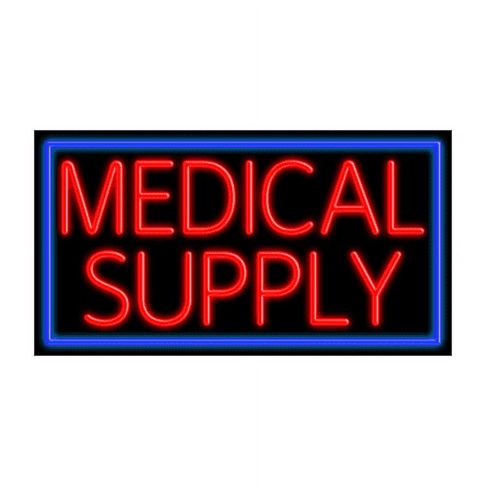 Medical Supply-Glass Neon Sign Made in USA - Walmart.com