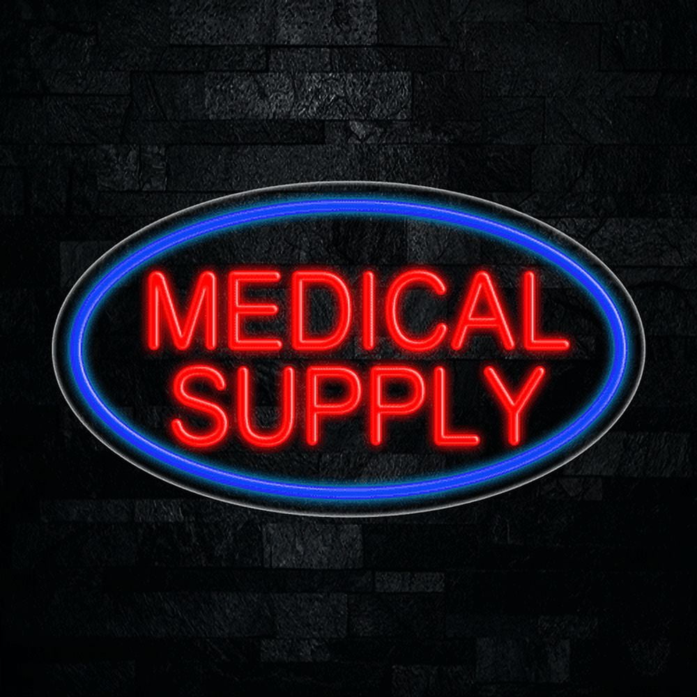 Medical Supply LED Neon Sign 28"L x 16"H #34634 - Walmart.com