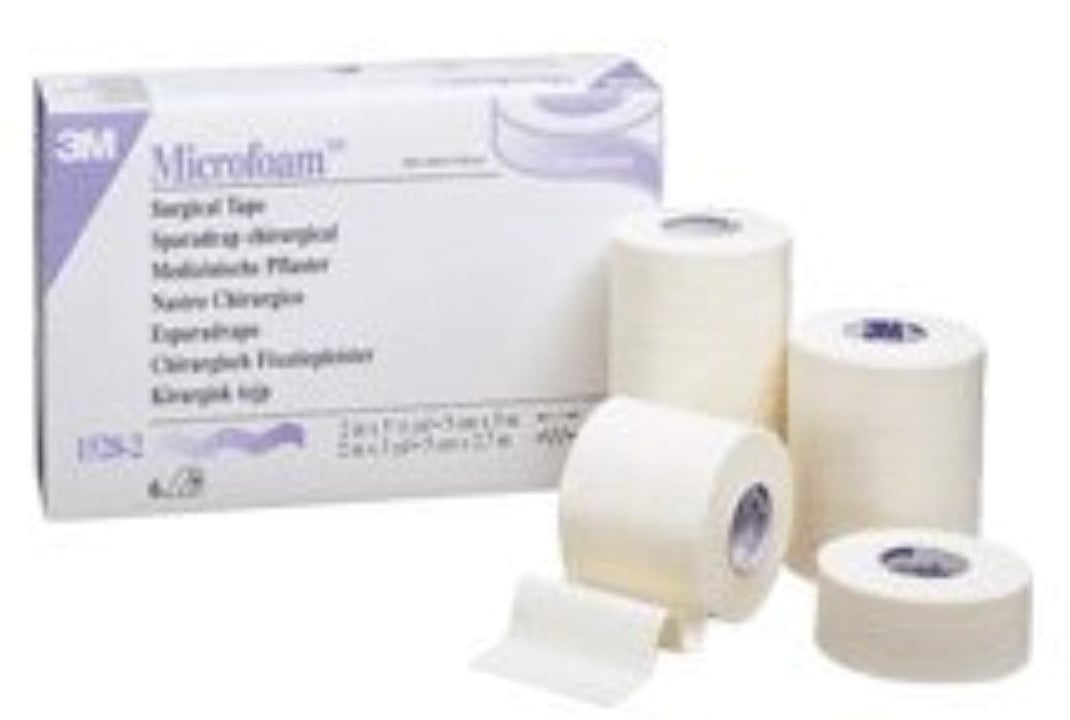 3M Microfoam Medical Tape, 2" X 5 1/2 Yard, Water Resistant, NonSterile ...