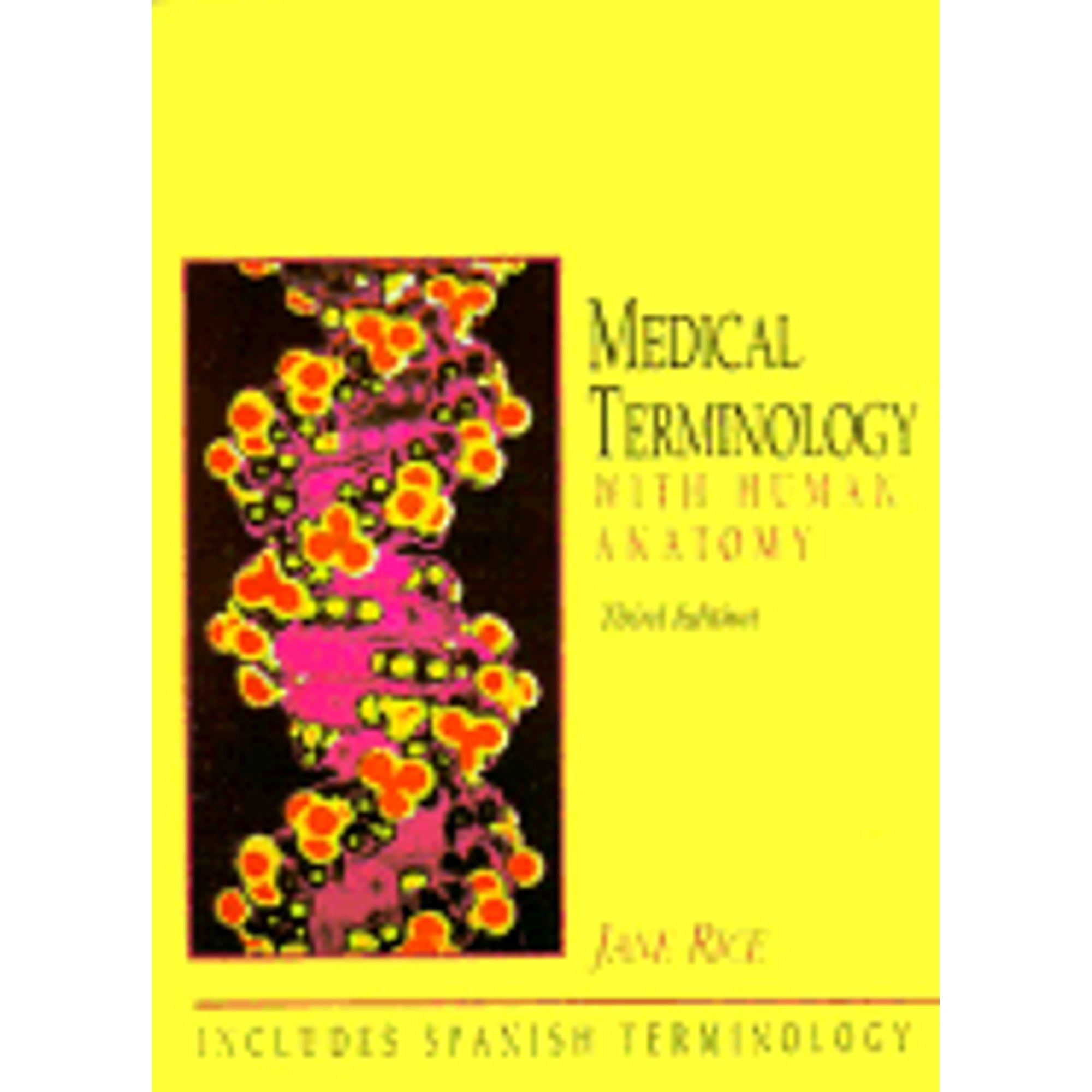 Medical Terminology with Human Anatomy (Paperback) by Jane Rice ...