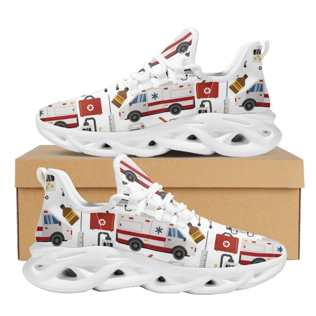 Medical Tool Teeth Blade Shoes for Women Cute Cartoon Anti-slip Flat ...