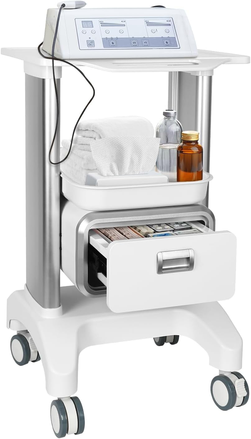 Medical Trolley Mobile Ultrasound Cart 135 LBS Load Professional ...