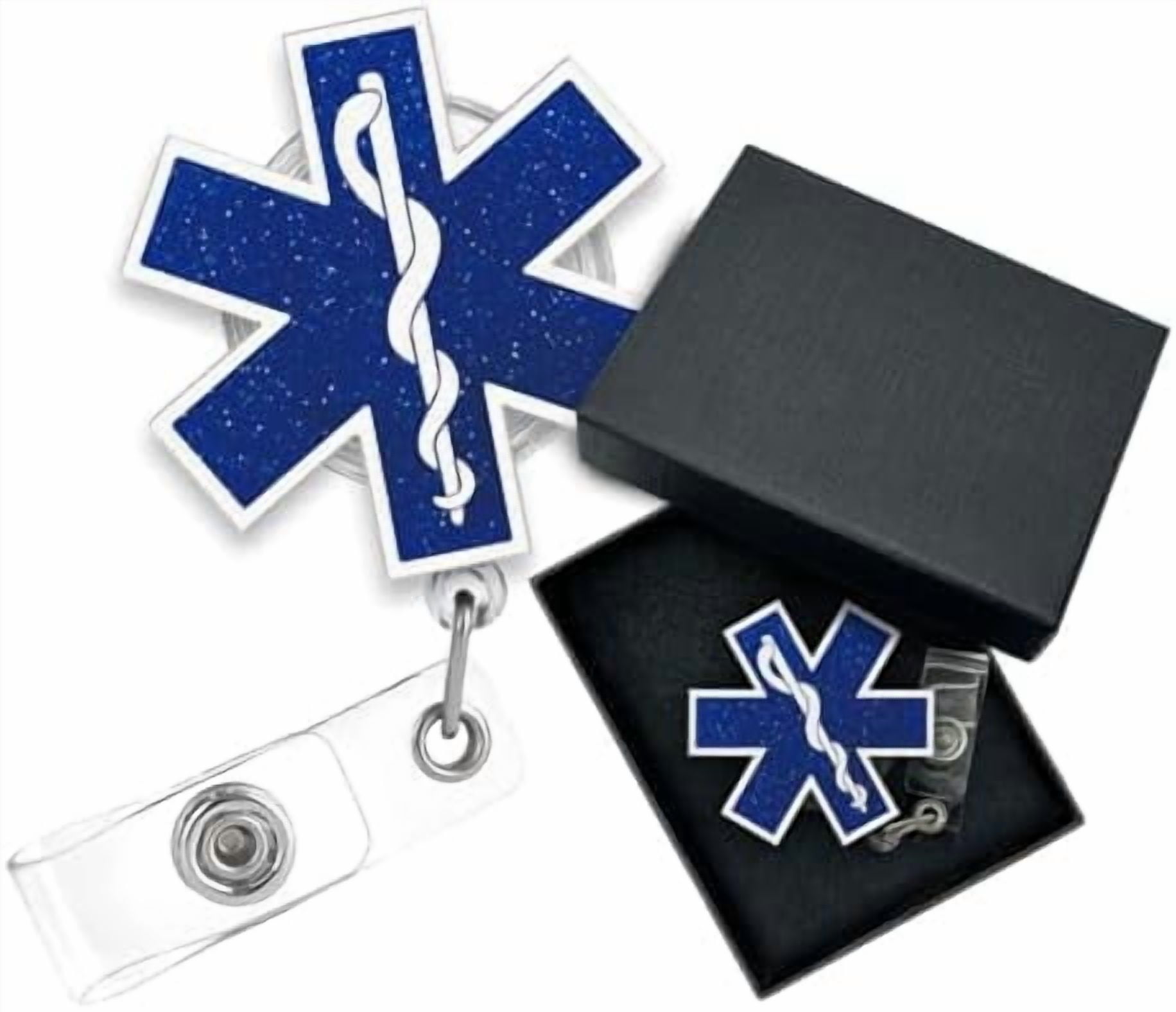 Medical Worker Funny Badge Reel Retractable with Alligator Clip, Nurse ...