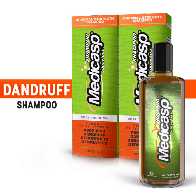 Medicasp Coal Tar Dandruff Shampoo for Dandruff, Seborrheic Dermatitis ...