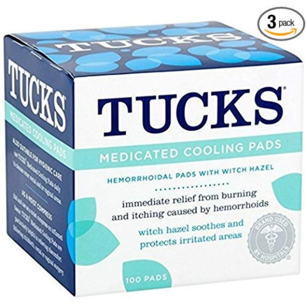 Medicated Cooling Pads 100 Each (Pack of 3), Provides immediate relief ...