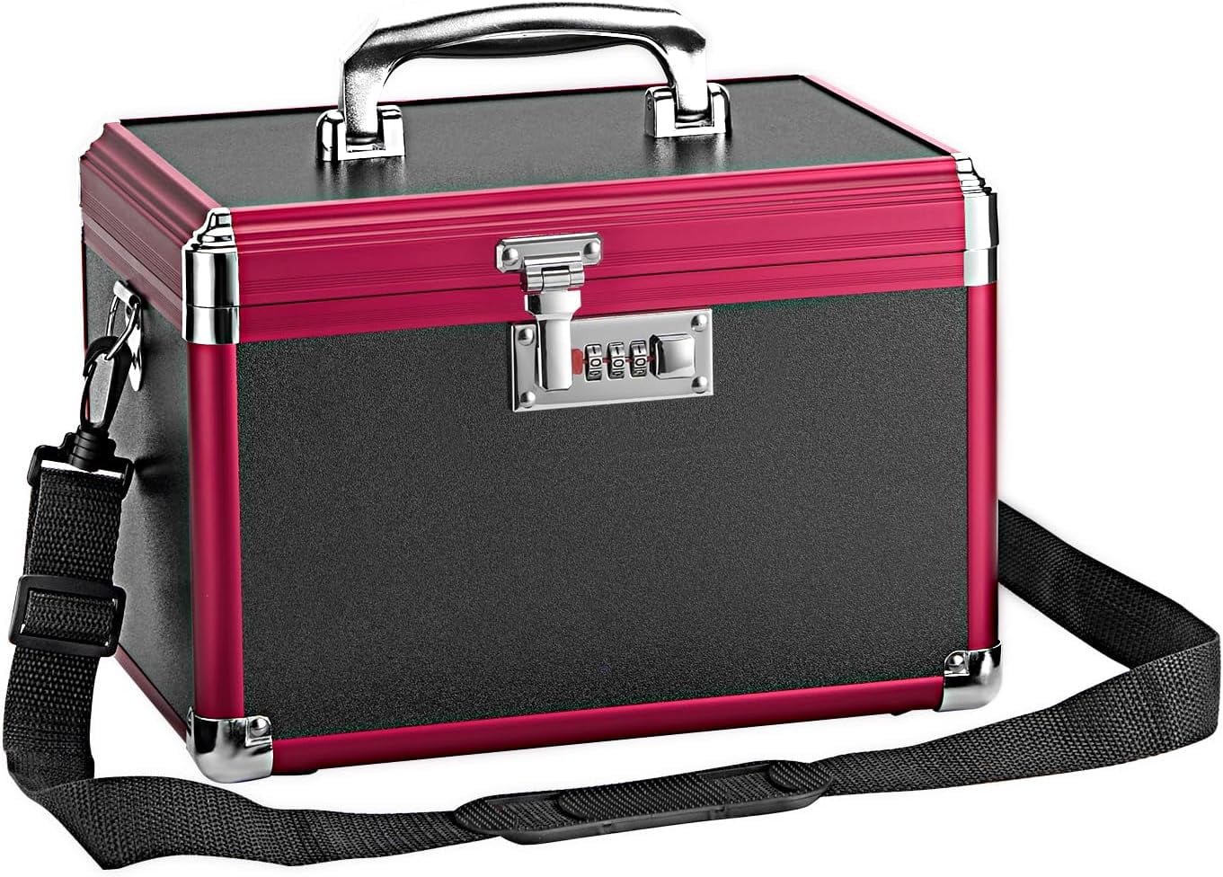 Medication lockbox with combination lock - 12-inch hard shell first aid ...