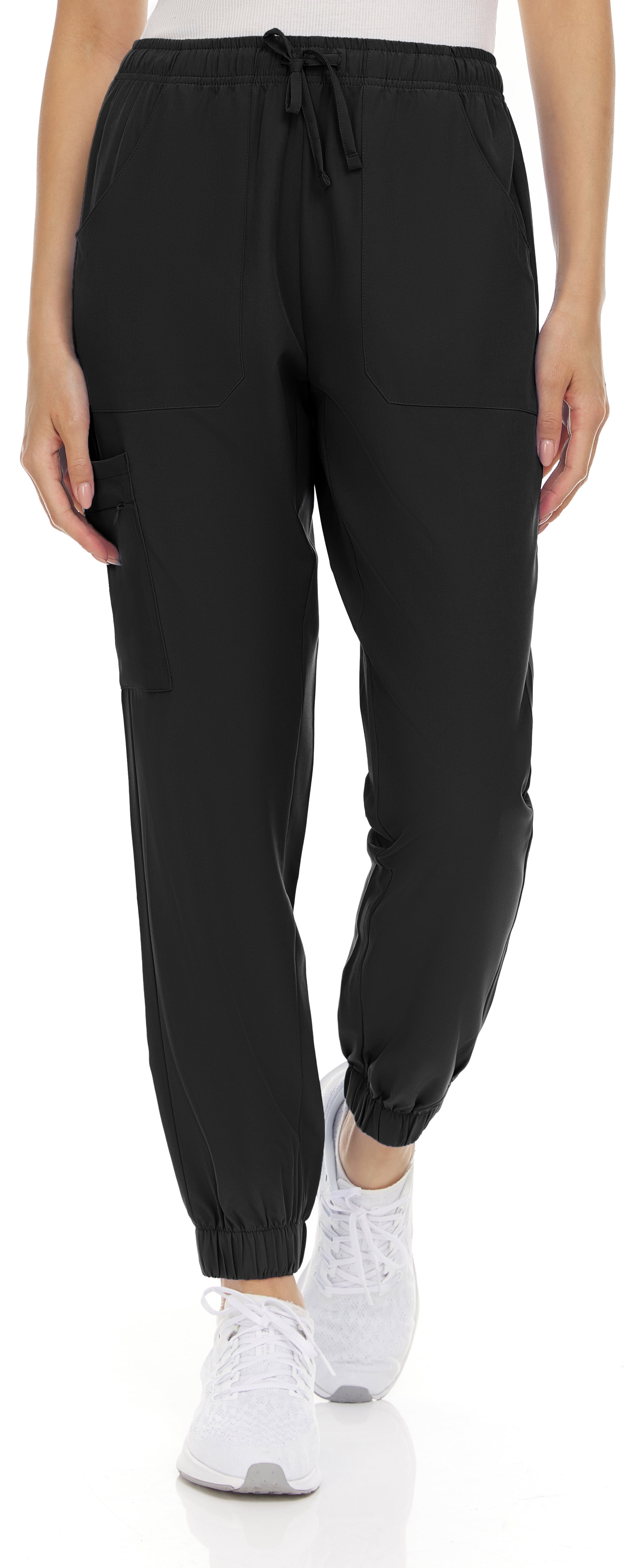 Medichic Aqua Scrubs Water Resistant 6-Pocket Slim Scrub Joggers Pants ...