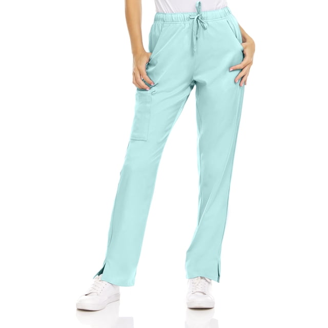 Medichic Mini Marilyn Womens Scrubs 4-Way Stretch Straight Leg Six ...