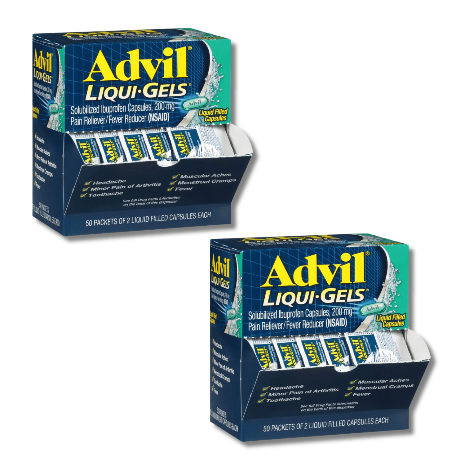 Medicine Advil Dispenser 2-Pack - Walmart.com