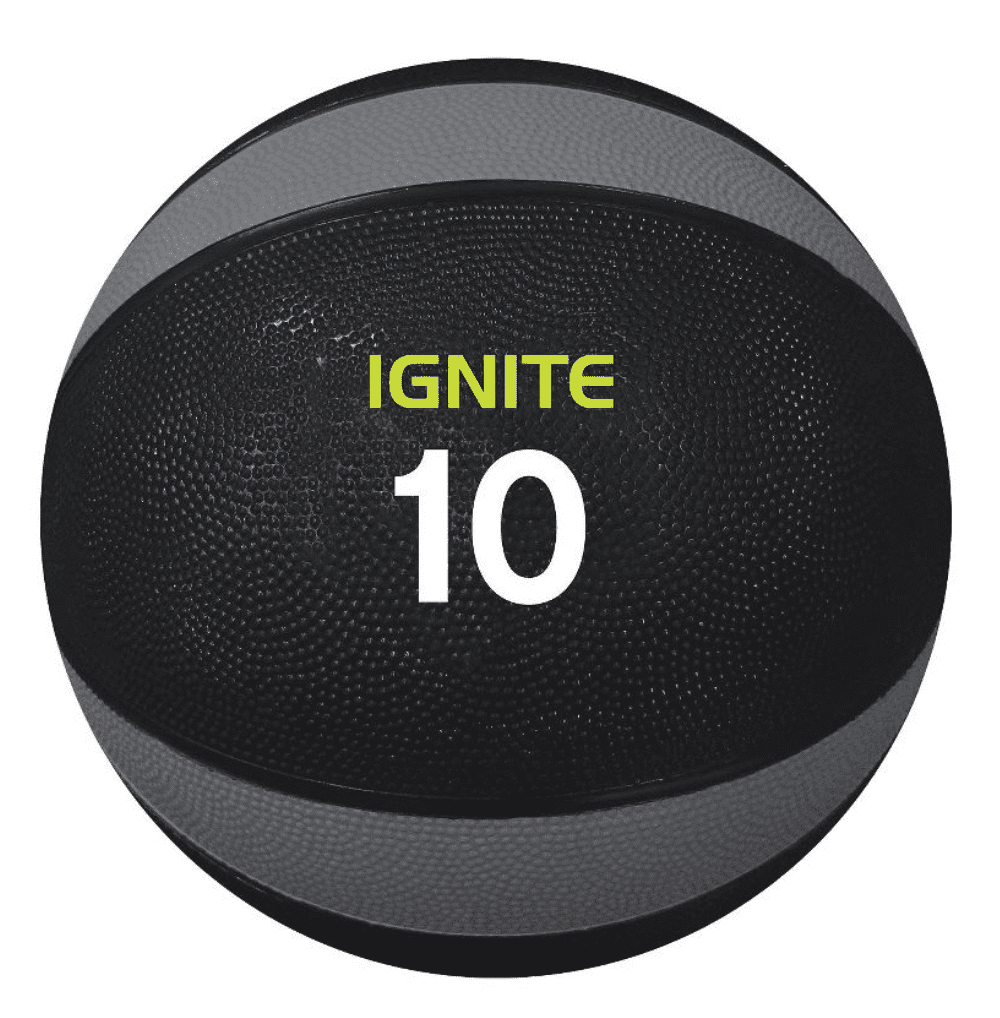 Medicine Ball - 10 lbs, Increase Power and Strength, Body Workout, Rows ...