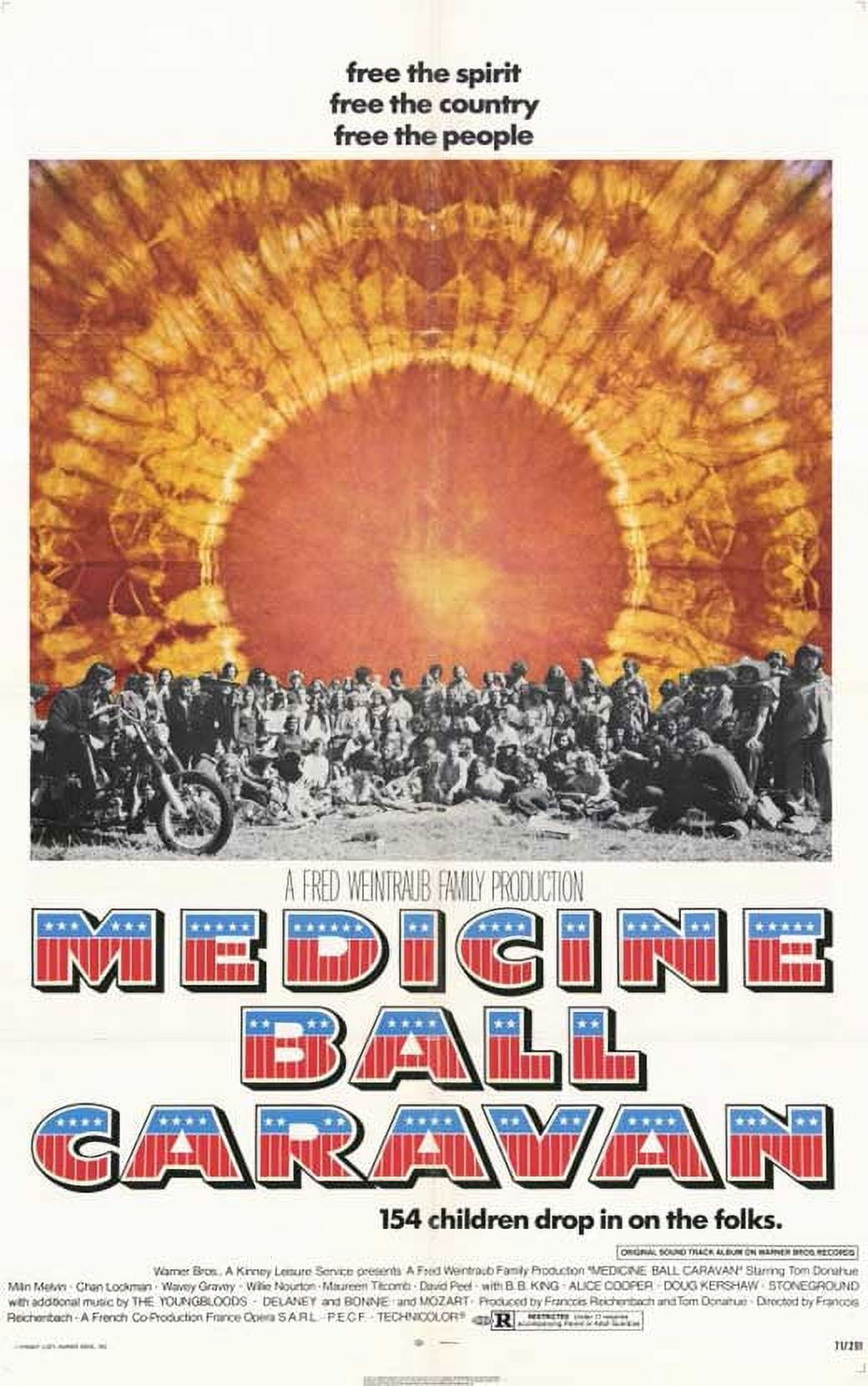 Medicine Ball Caravan - movie POSTER (Style A) (11" x 17") (1971 ...